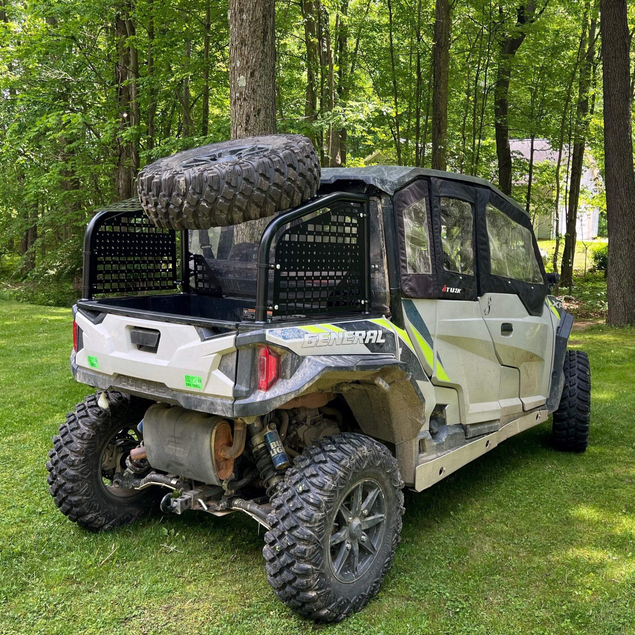 Polaris General Spare Tire / Accessory Rack - B's Fab UTV
