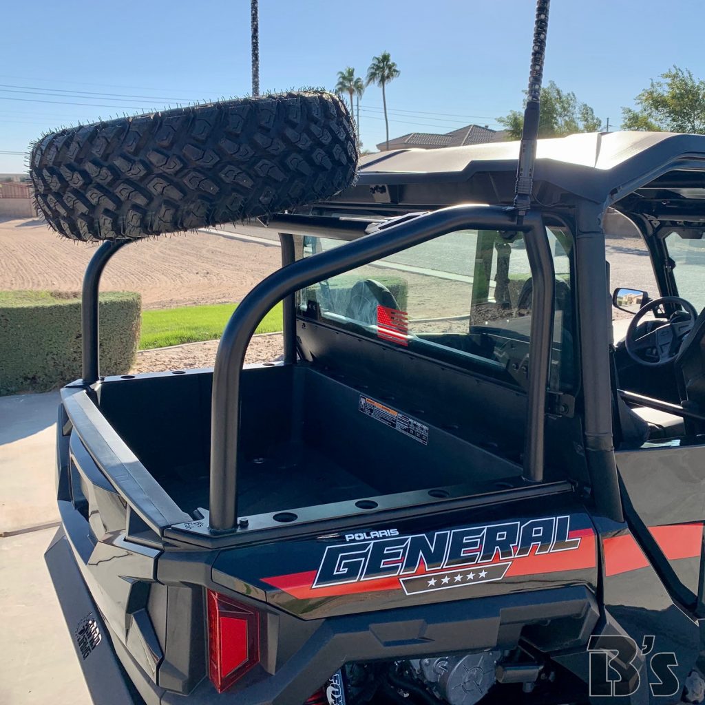 Polaris General Spare Tire / Accessory Rack - B's Fab UTV