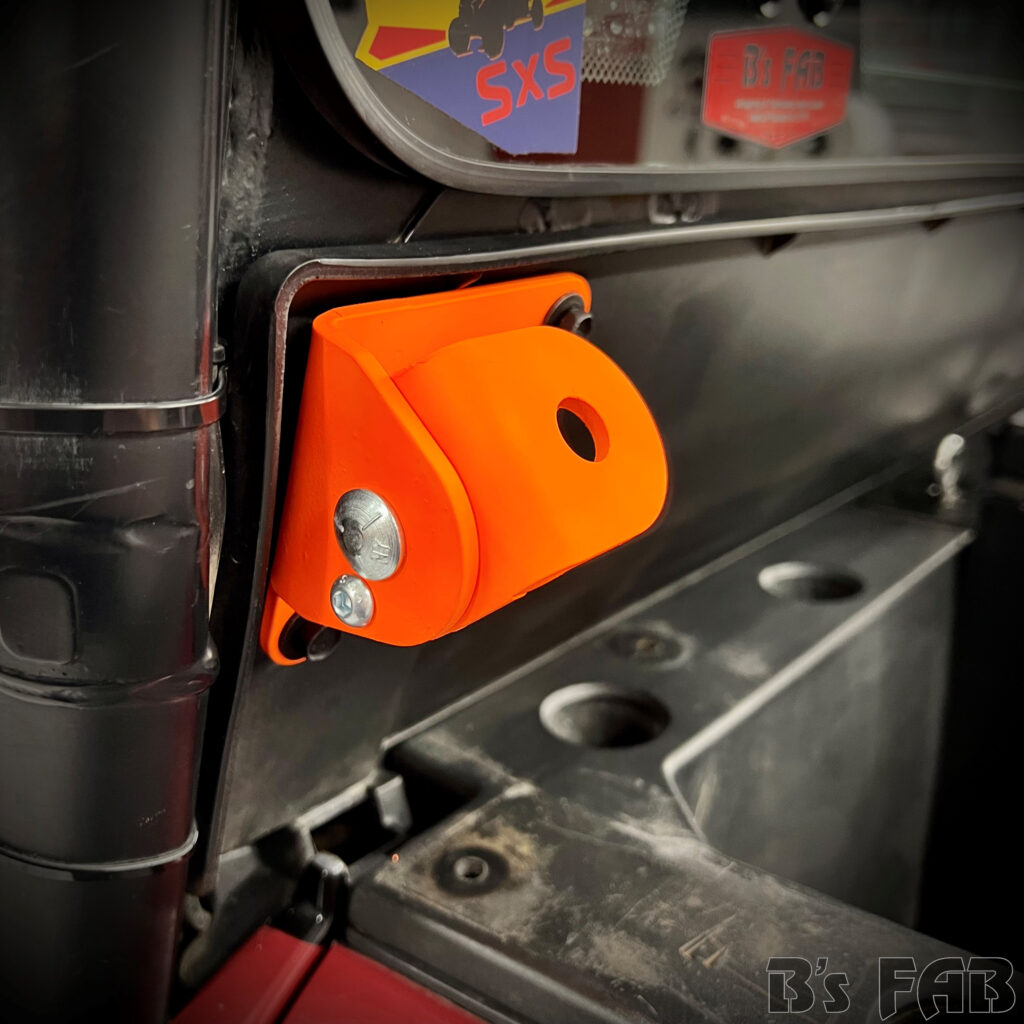 HD Whip Mounting Brackets For The Polaris General by B’s FAB - B's Fab UTV