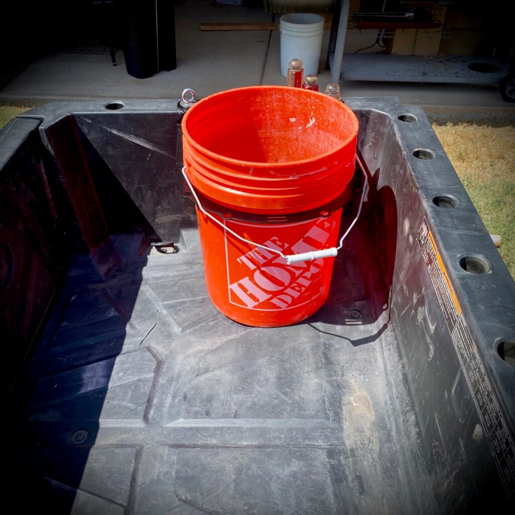 B’s FAB – Lock and Ride 5gal Bucket Holder - B's Fab UTV
